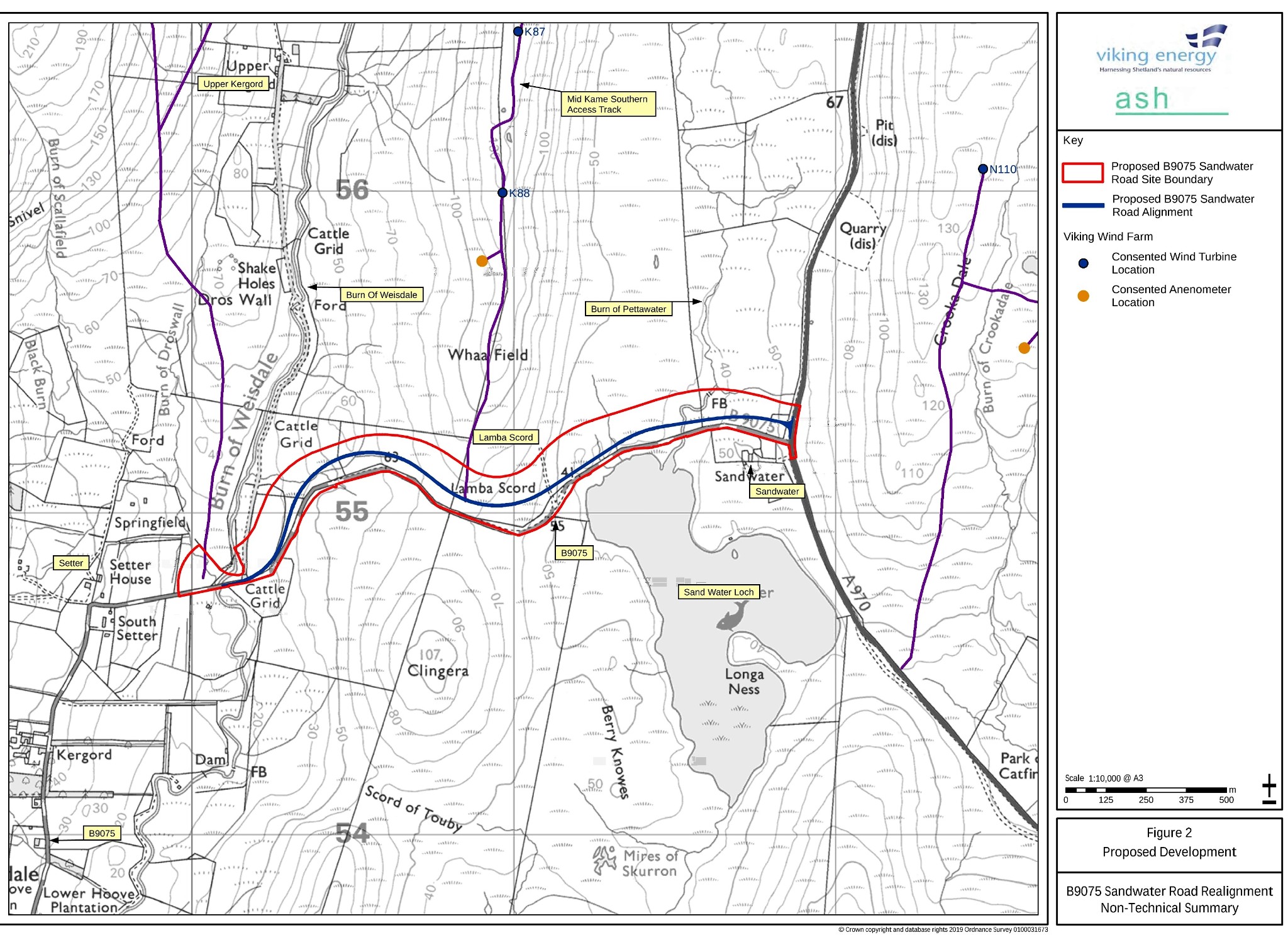 New Sandwater road meets planners' approval | Viking Energy Wind Farm